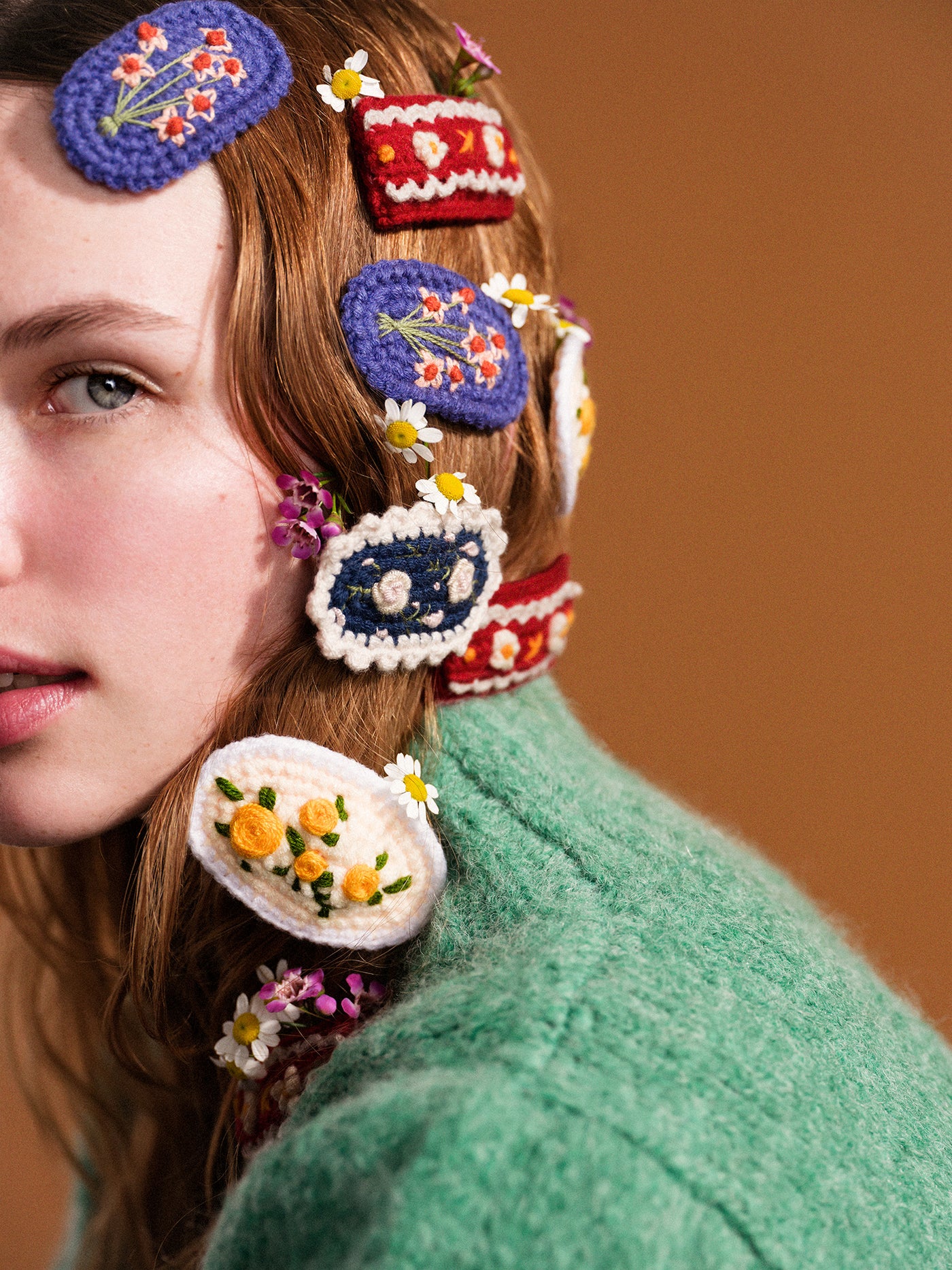 Polly Crochet Hair Clips